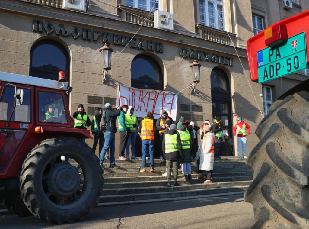 STUDENTI BLOKIRALI GAZELU, BLOKADE I U NOVOM SADU